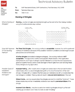 Understanding the Racking Method for Shingles: Best Practices and ...