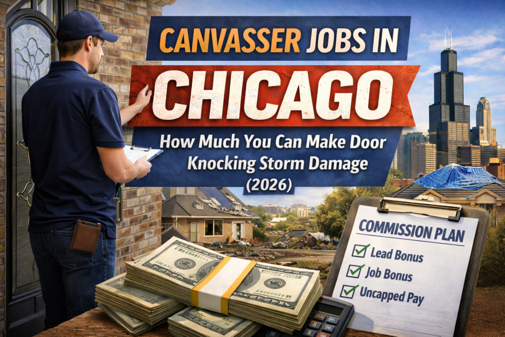 Canvasser Jobs in Chicago: How Much You Can Make Door Knocking Storm ...